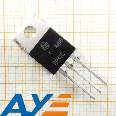 TIP41CG Bipolar Junction Transistor NPN Transistor 3MHz 3-Pin TO-220 ...